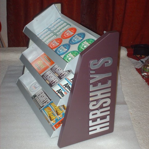 Hershey's | Accents | Hersheys Candies Plastic Advertising Display ...